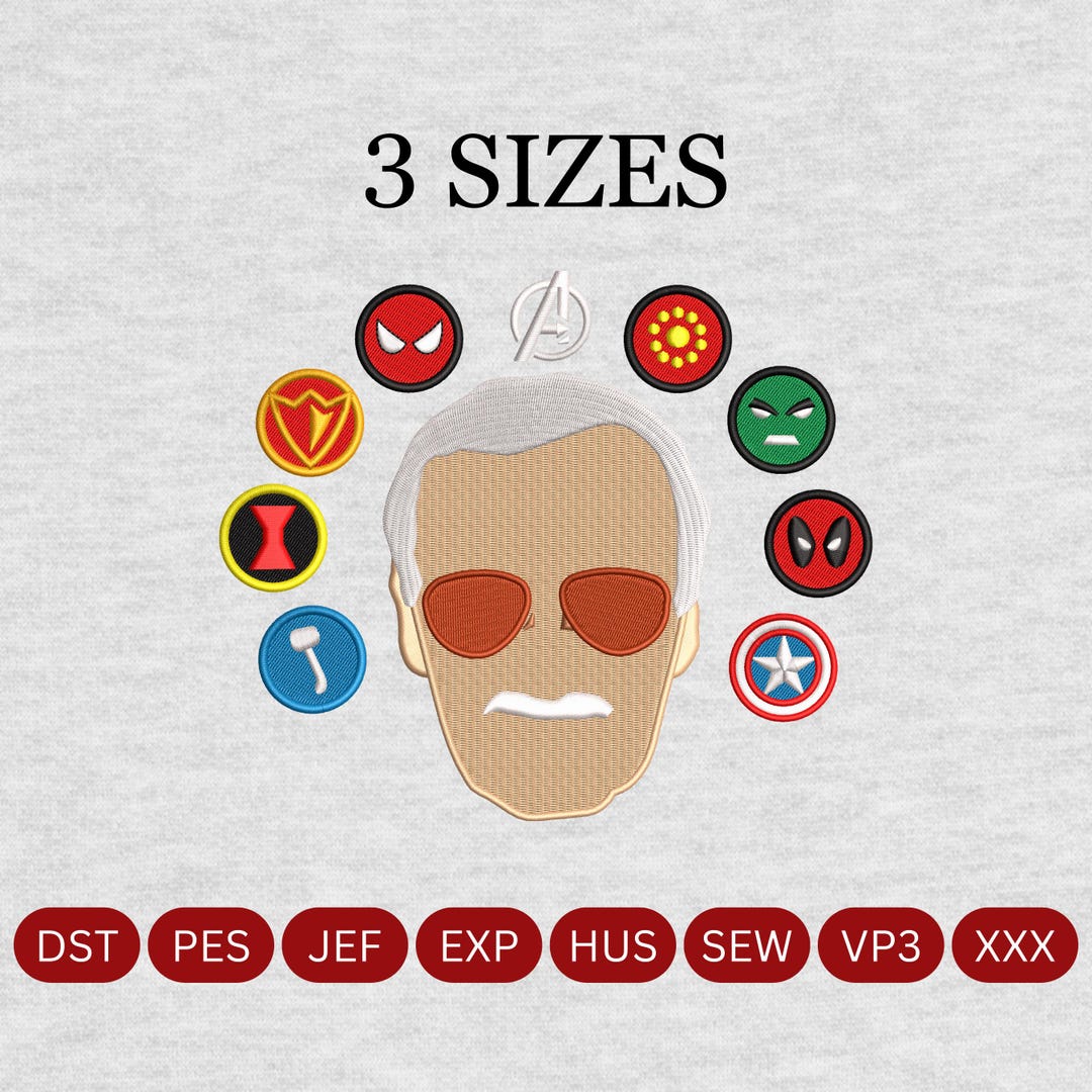 Superheroes Embroidery Design, Comic Heroes Embroidery Files, Marvel ...