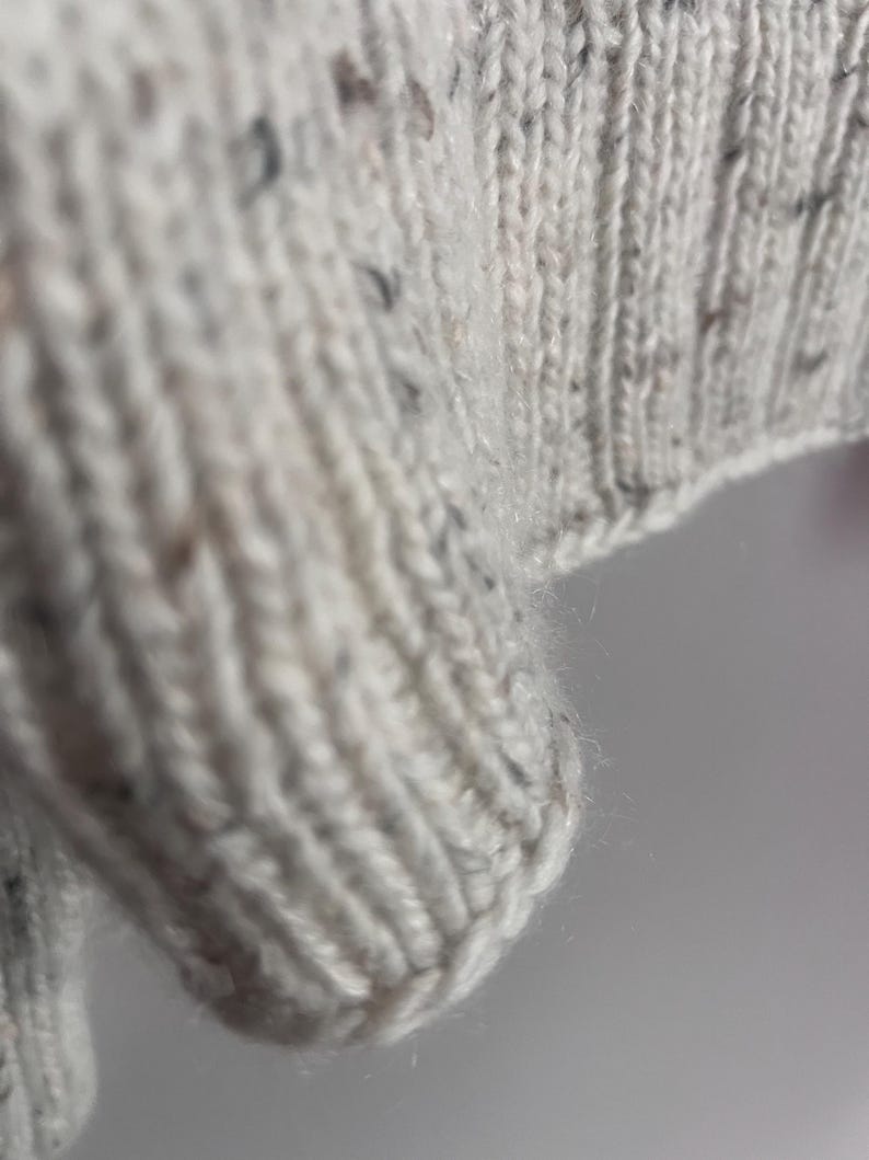 Top-down Knit Sweater Pattern: Double Neckline, Intermediate Level (PDF ...