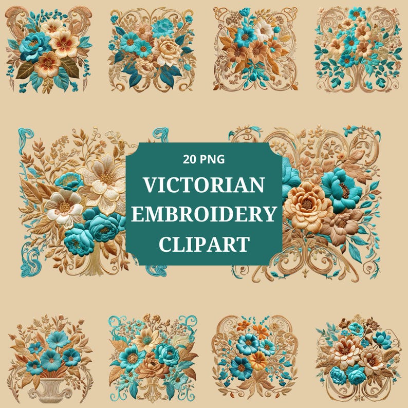 Victorian Embroidery - Etsy
