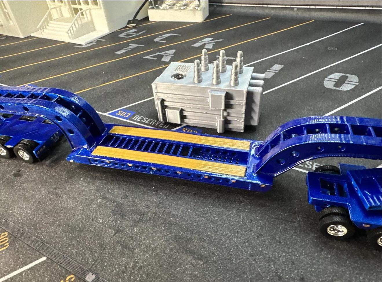 1/64 for DCP Trucks 15 Axle Custom Made Heavy Haul Trailer and ...