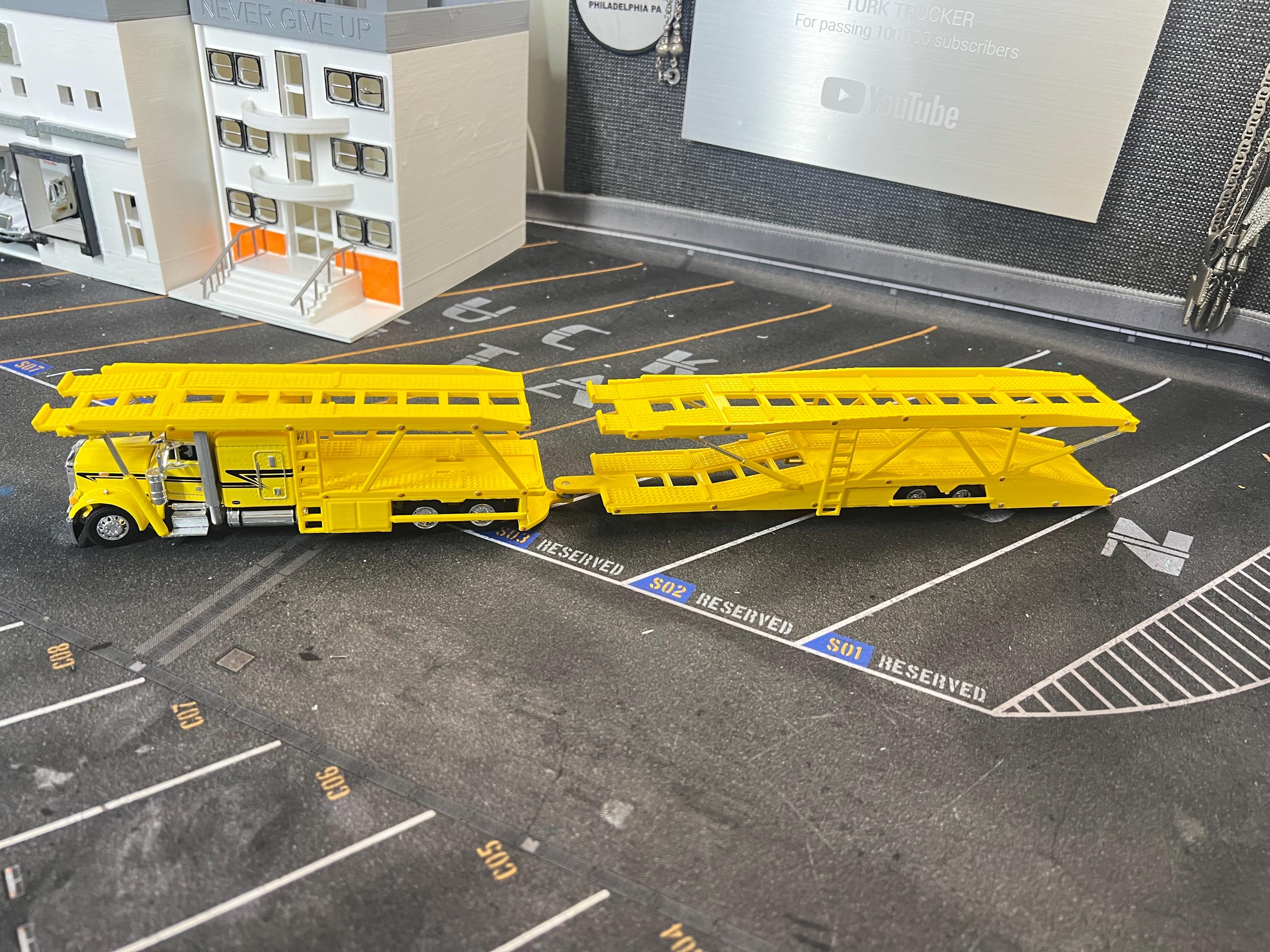 DCP1/64 Peterbilt 389 CUSTOM MADE CAR Hauler - Etsy