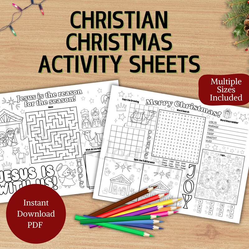 Christian Christmas Games - Etsy