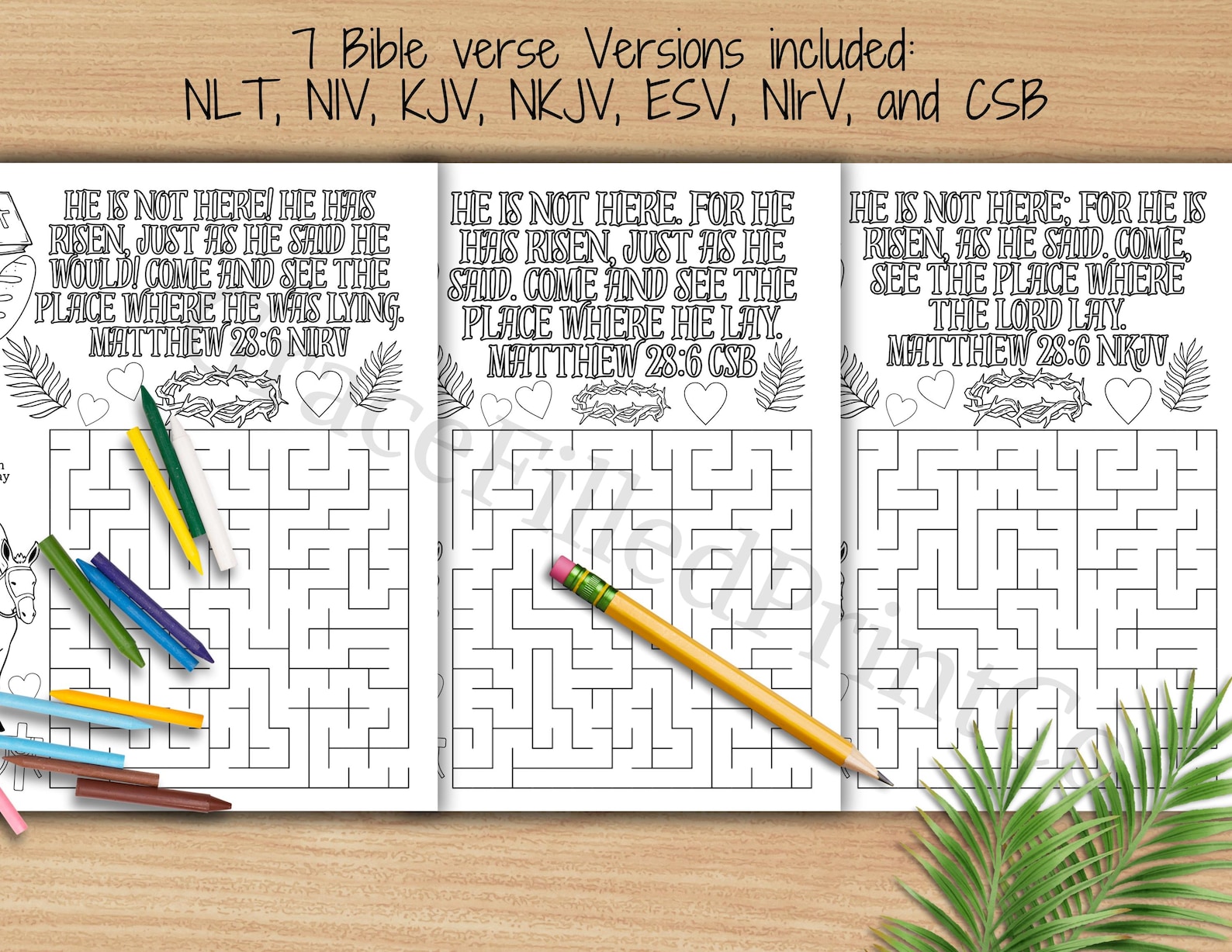 Holy Week Activities for Children Fun Holy Week Sunday School Lesson ...