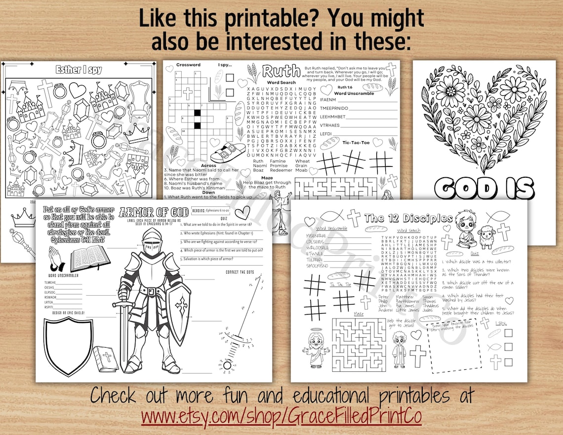 Christian Easter Booklet Easter Story Printable Coloring Sheets Holy ...