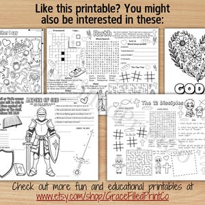 Christian Easter Booklet Easter Story Printable Coloring Sheets Holy ...