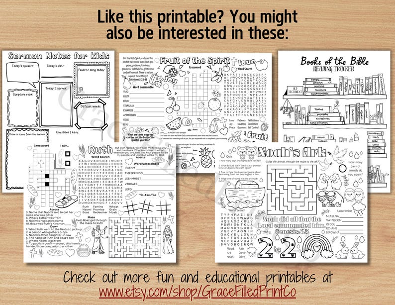 Queen Esther Bible Activity Sheet: Sunday School Placemat, Kids Church ...