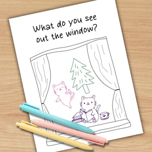 Kids Drawing Prompts: Creative Art & Writing Activity (PDF Printable ...