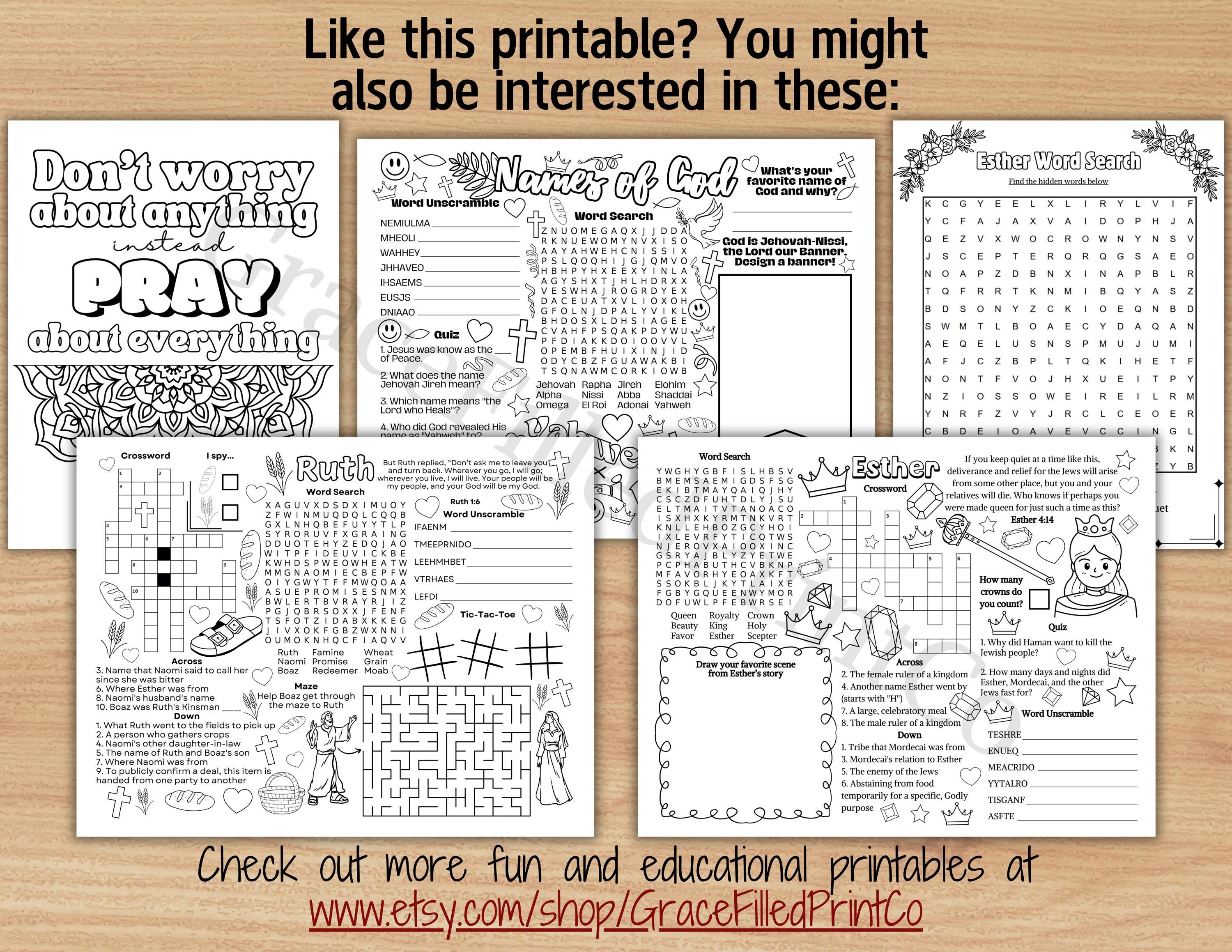 Holy Week Activities for Children Fun Holy Week Sunday School Lesson ...