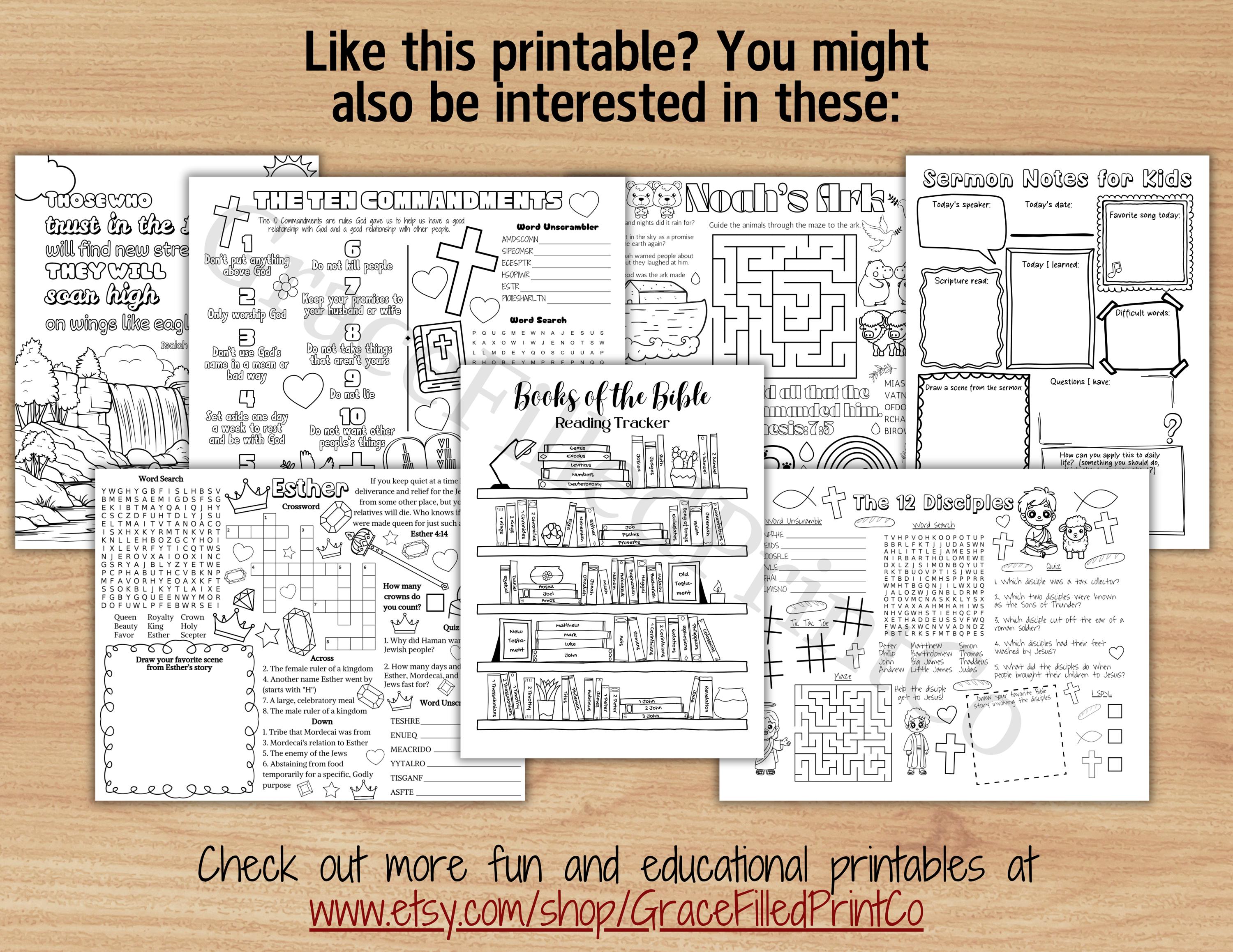 Word of the Year New Year Printable Activity Placemat Happy New Year ...