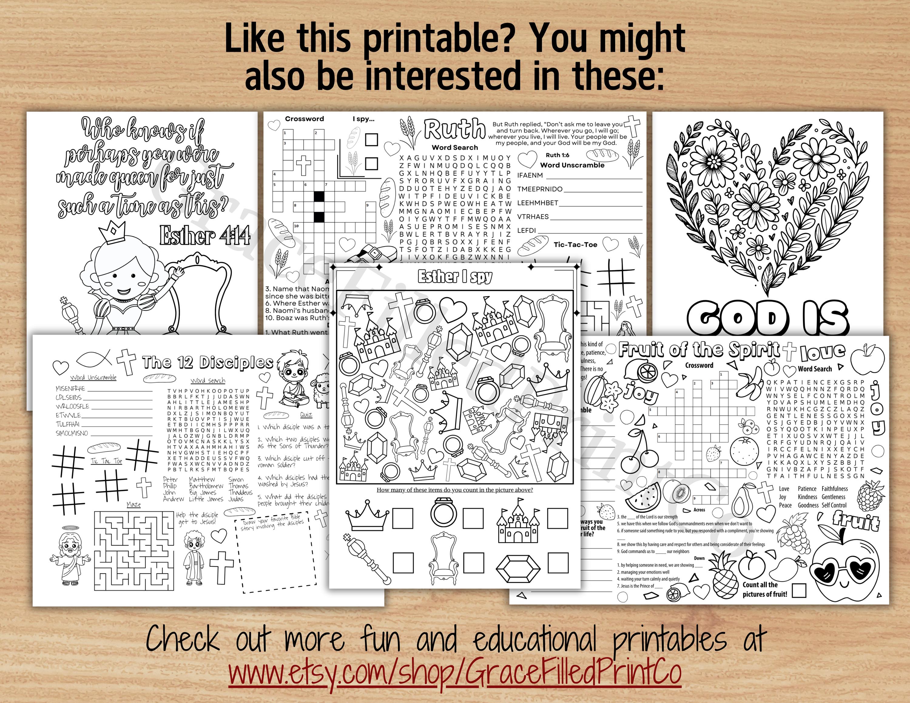Christian Friendship Printable Puzzle, Sunday School Games, Proverbs 17 ...