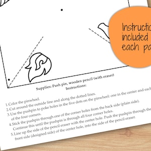 Printable Pentecost Pinwheel Kids Church Activity Pentecost Sunday ...