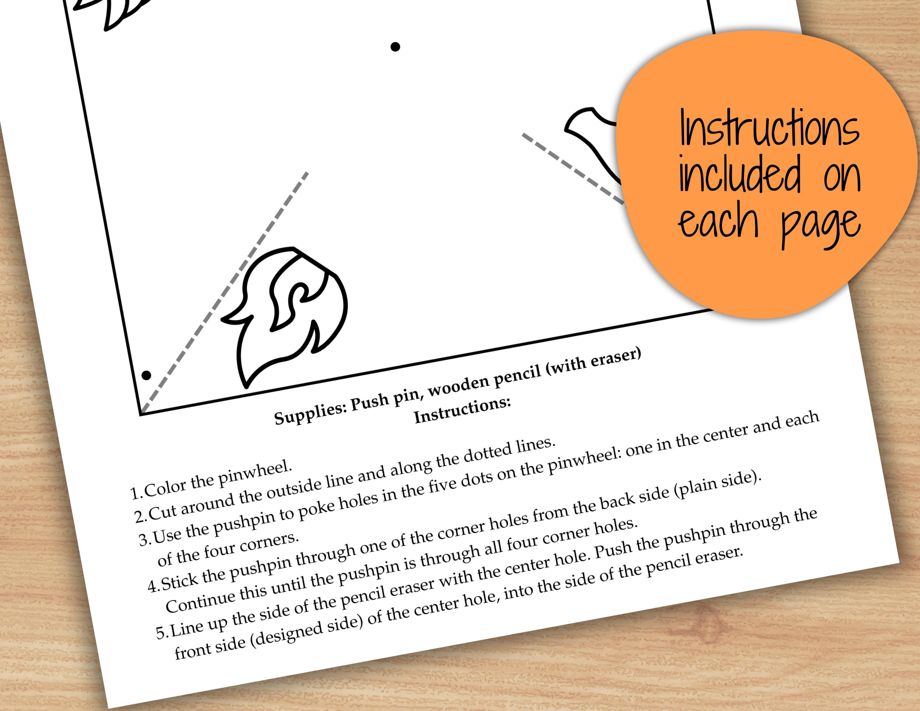 Printable Pentecost Pinwheel Kids Church Activity Pentecost Sunday ...