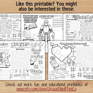 Christian Alphabet Coloring Sheet, Preschool Letter Tracing, Biblical ...
