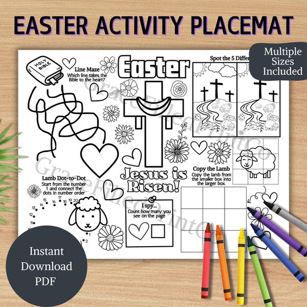 Easter Placemats - Etsy