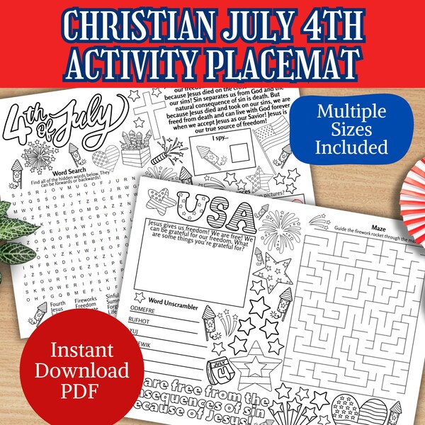 Kids Placemats - Etsy