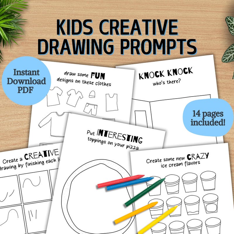 Drawing Art Prompts Ideas - Etsy
