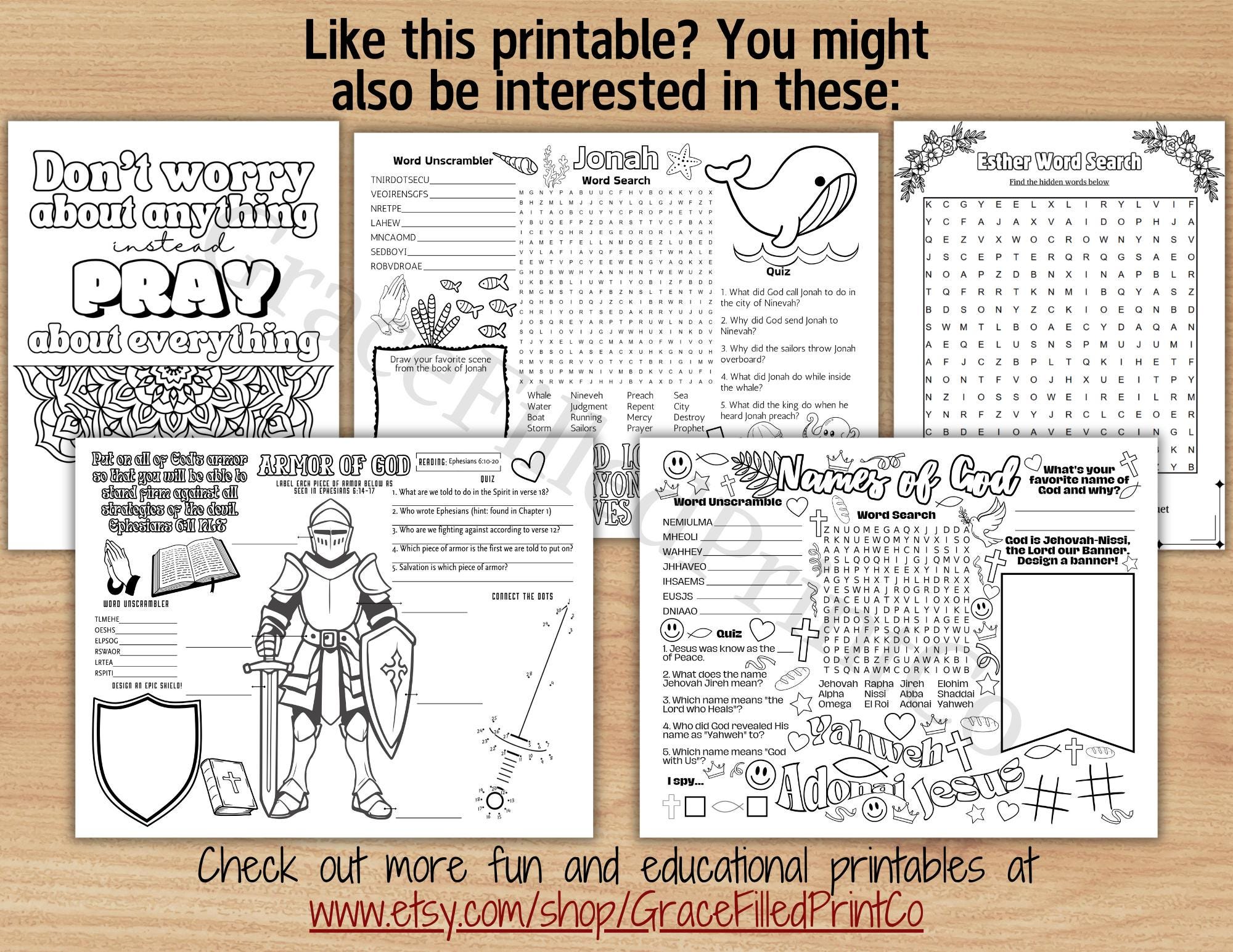 Christian All About Me Sheet: God Made Me Special Printable (PDF) - Etsy