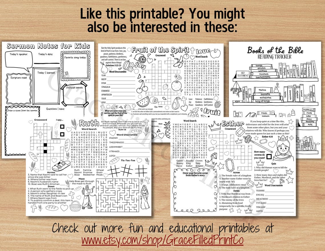 Christian Thanksgiving Activity Placemat: Sunday School Thankfulness ...