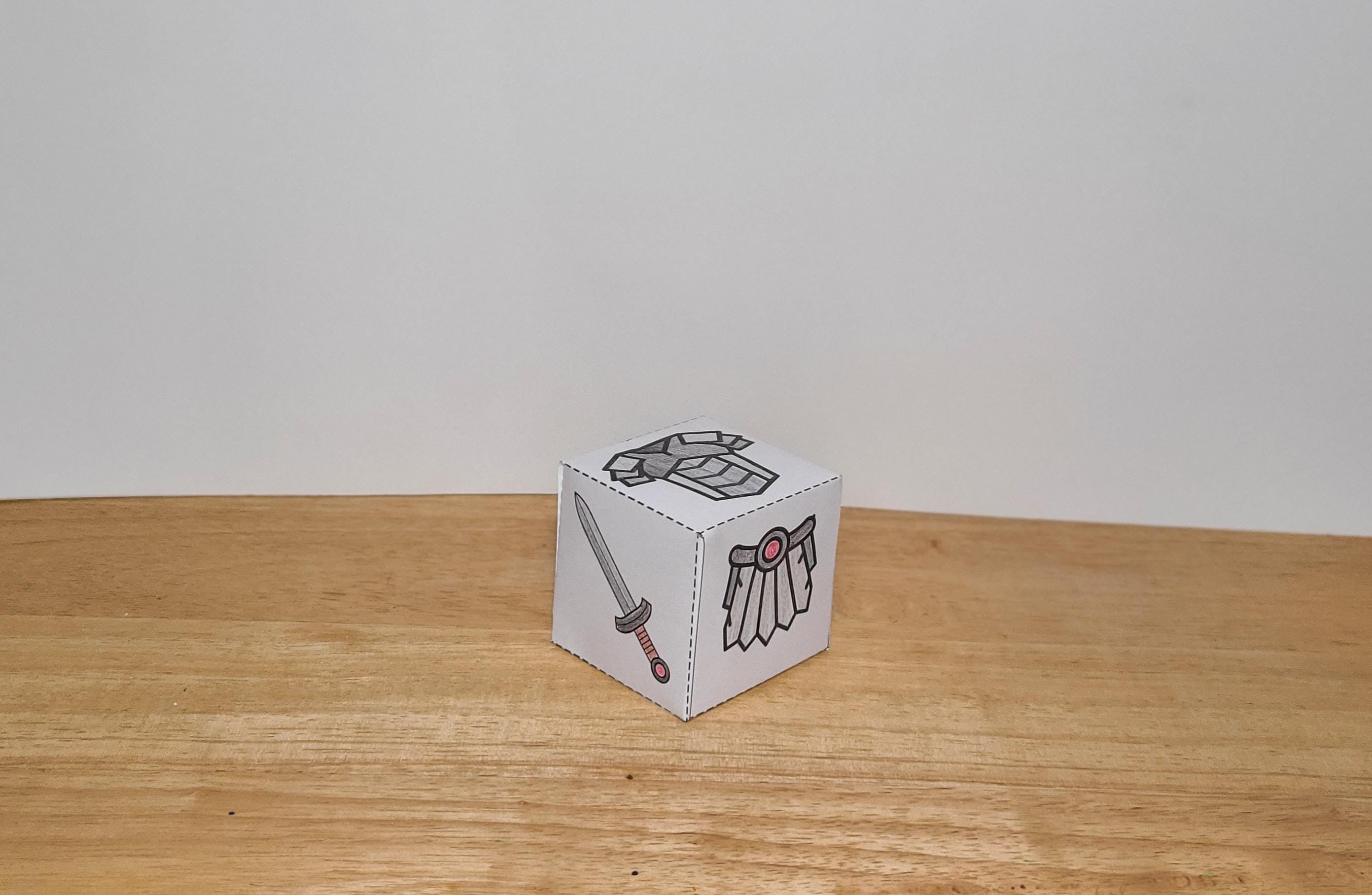 Armor of God Cube Printable Activity Bible Coloring Page Sunday School ...