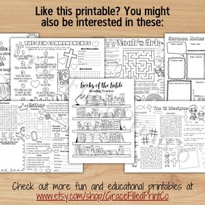 Names of God Activity Placemat Printable Christian Activities Sunday ...