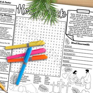 Holy Week Activities for Children Fun Holy Week Sunday School Lesson ...