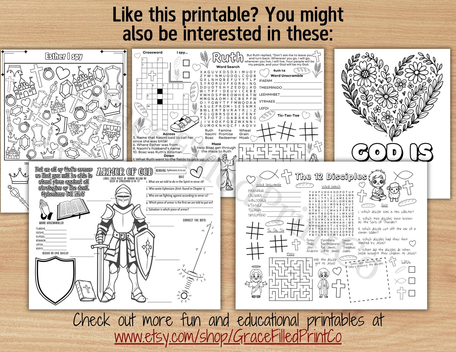 Christian Easter Activity Placemat for Elementary Students Bible Lesson ...