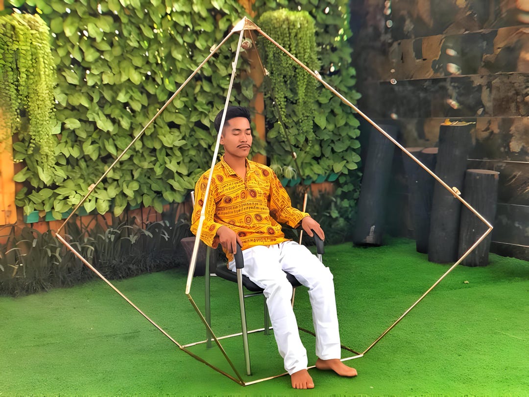 NEW Copper Giza Lite Duty 5 Feet Meditation Pyramid for Self Healing - Etsy