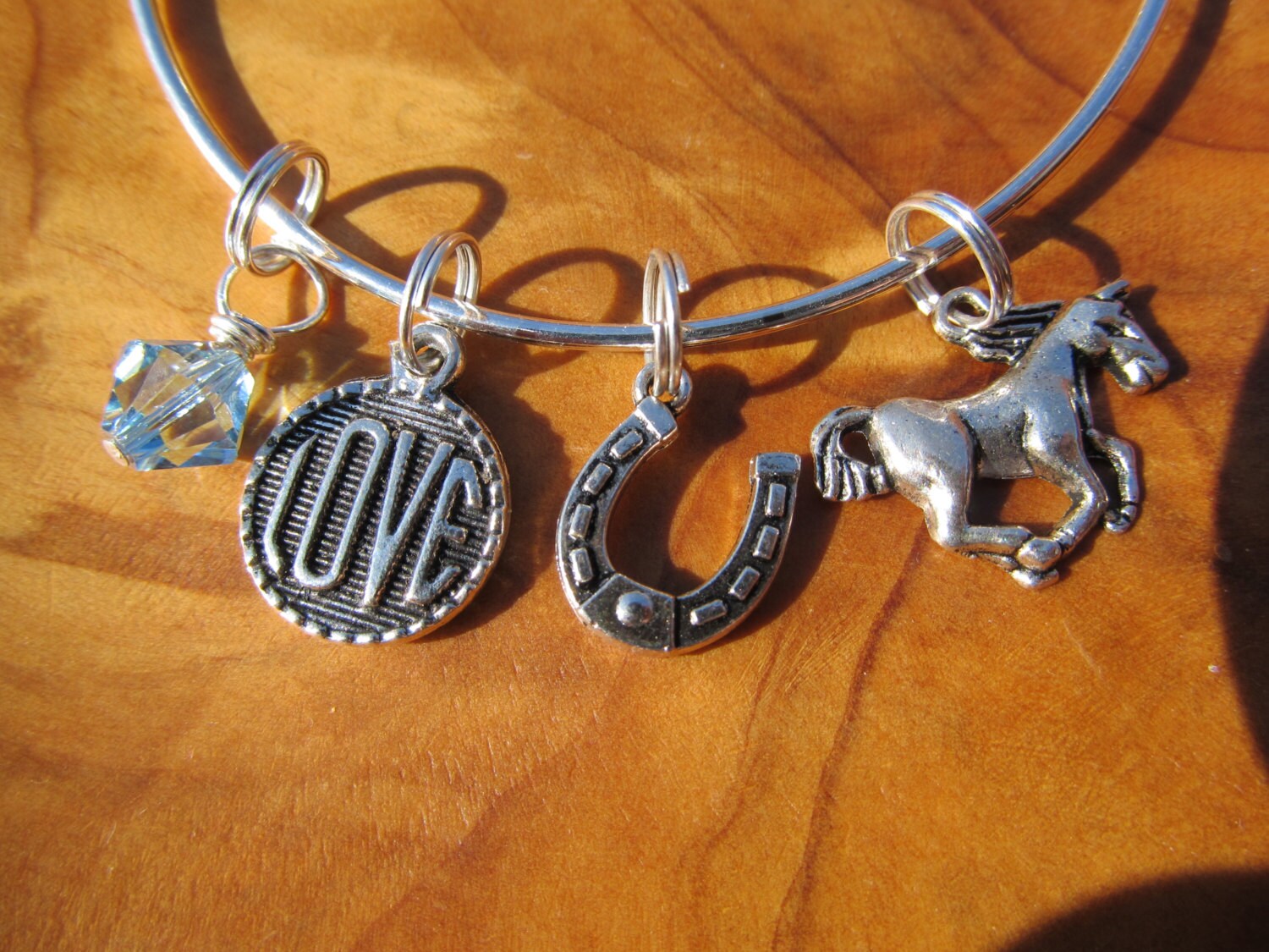 I LOVE HORSEBACK RIDING Adjustable Bangle Bracelet - Etsy