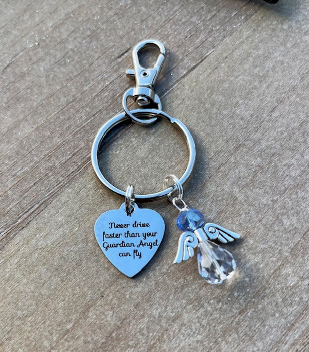 Never Drive Faster Than Your Guardian Angel Can Fly - Gift for New ...