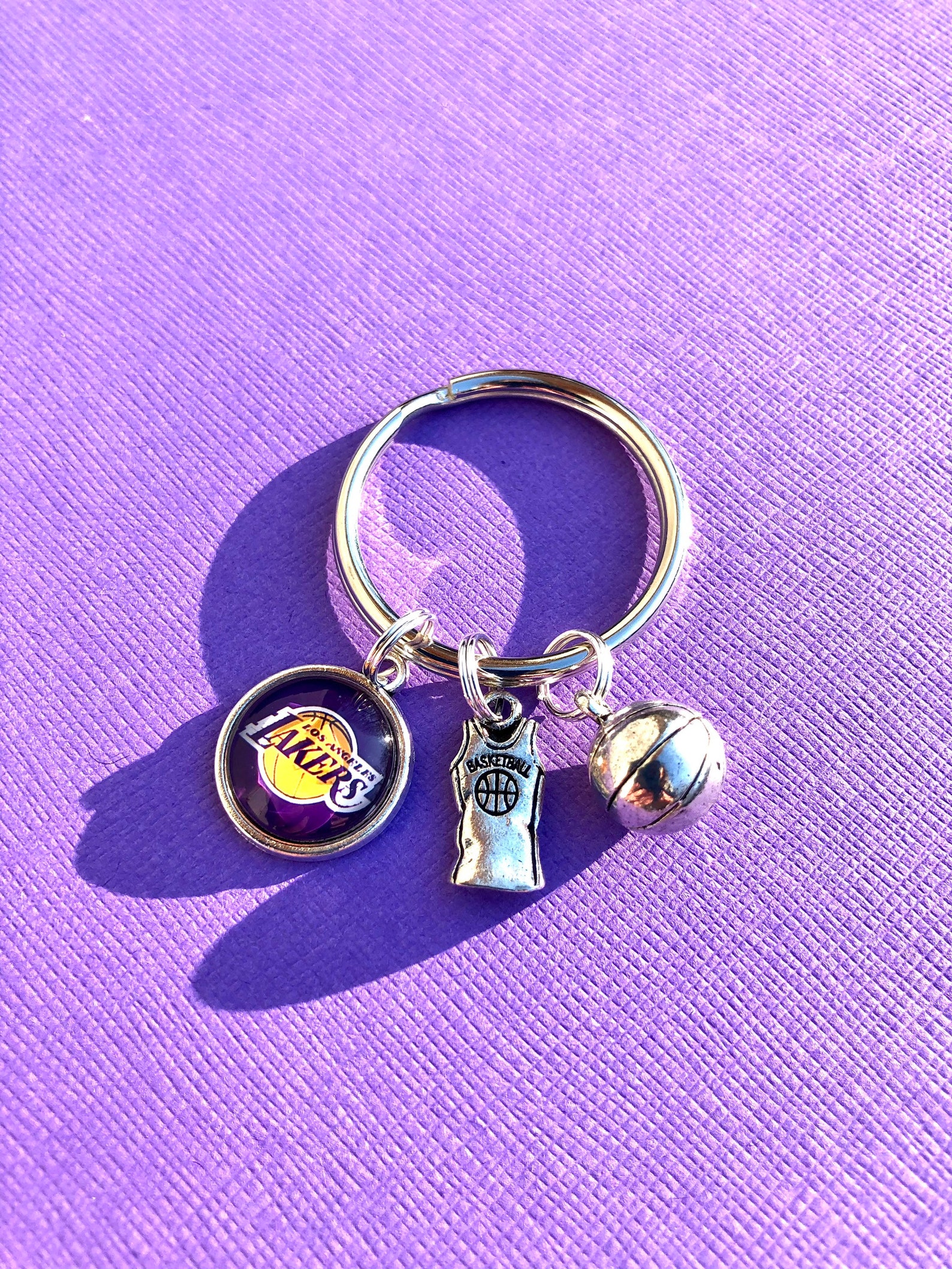 LA Lakers, Los Angeles Lakers, Basketball, Key Chain Great Gift for Any ...