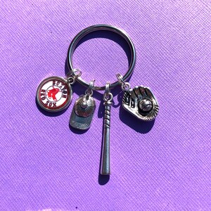 Boston Red Sox, Red Sox, Baseball, Key Chain - Great Gift for Any ...