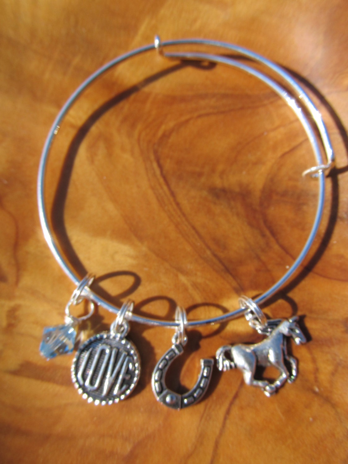 I LOVE HORSEBACK RIDING Adjustable Bangle Bracelet - Etsy