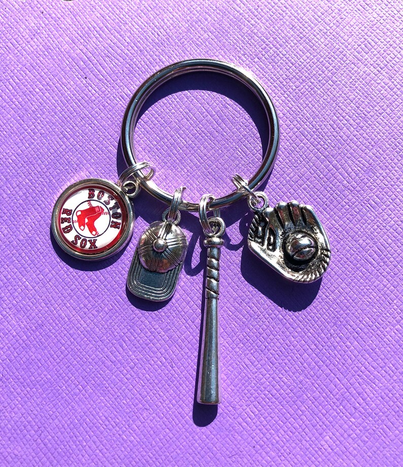 Boston Red Sox Red Sox Baseball Key Chain Great Gift for - Etsy