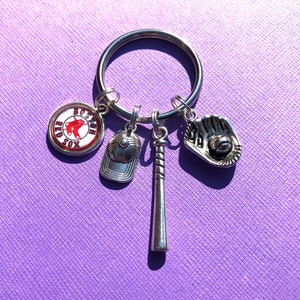 Boston Red Sox, Red Sox, Baseball, Key Chain - Great Gift for Any ...