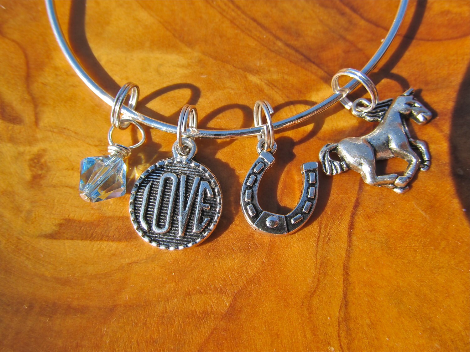 I LOVE HORSEBACK RIDING Adjustable Bangle Bracelet - Etsy