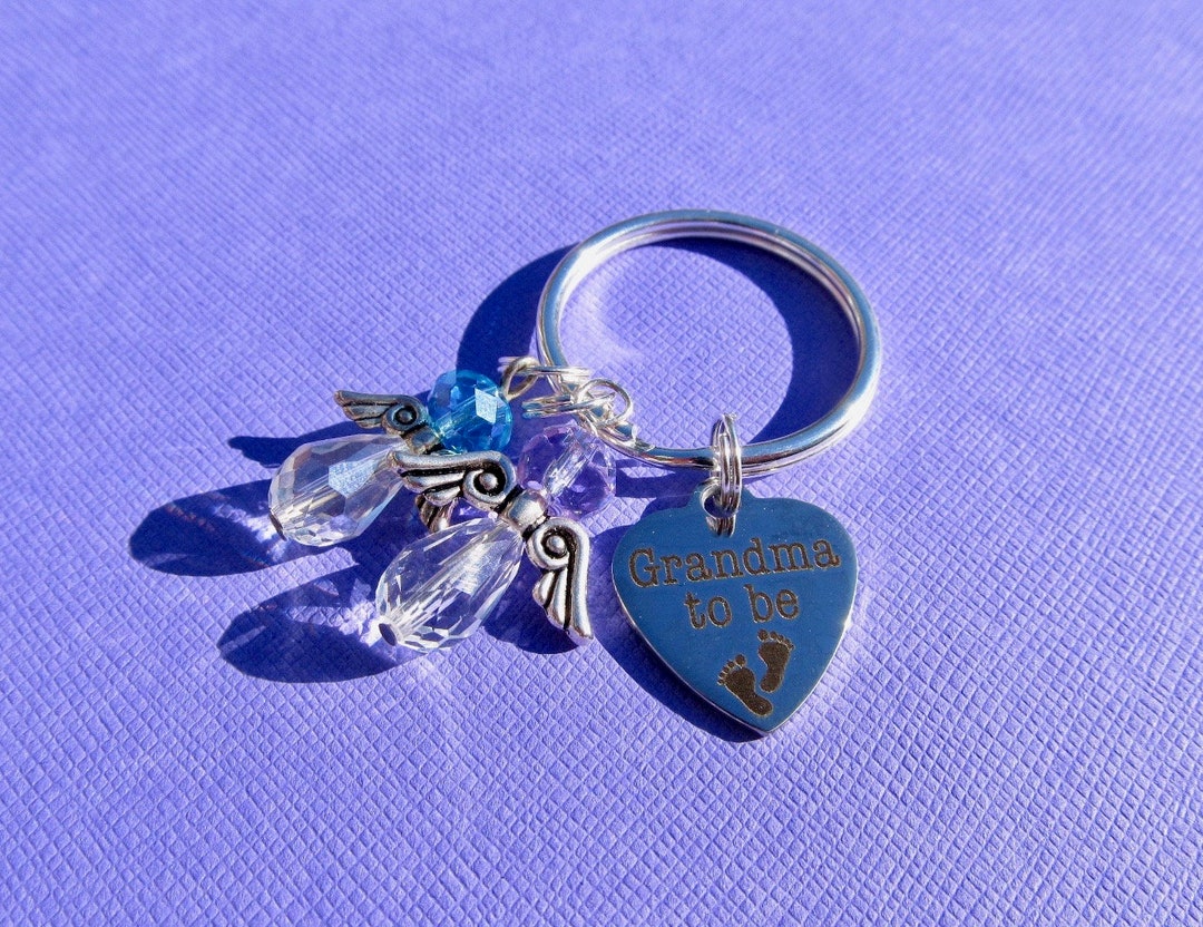 Grandma to Be - Twins "grandma to Be" Key Chain - Choose Any Angel ...