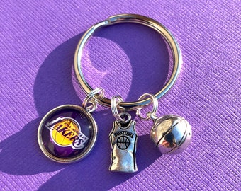Kobe Bryant, 24, LA Lakers, Los Angeles Lakers, Basketball, Key Ring ...