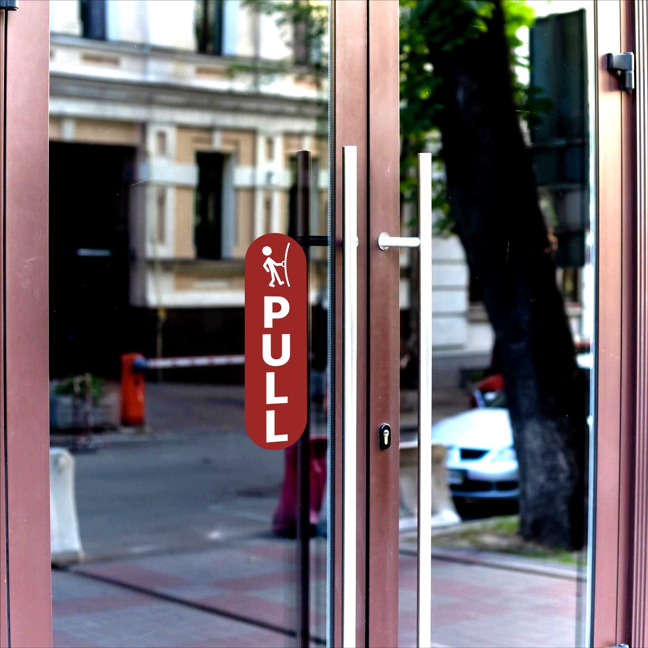 Double-sided Transparent Stickers | Two-way Window Decals | Office ...