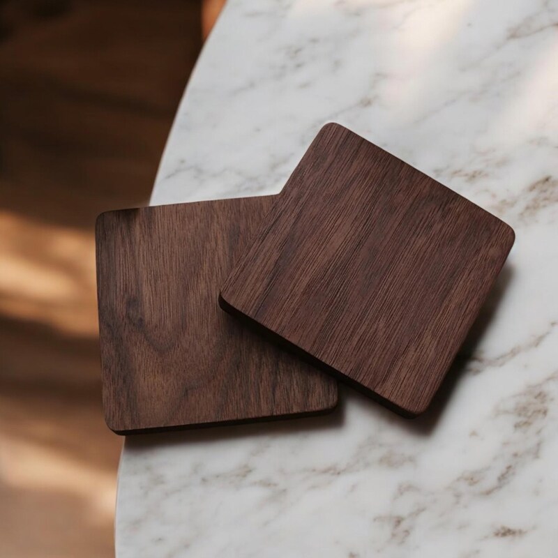 Wood Drink Coasters - Etsy