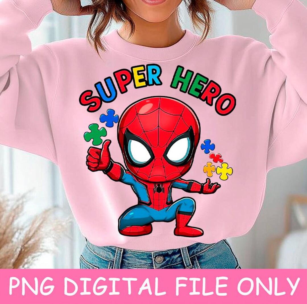 Spiderman Autism Png, Super Hero Autism Png, Autism Puzzle Piece Png ...