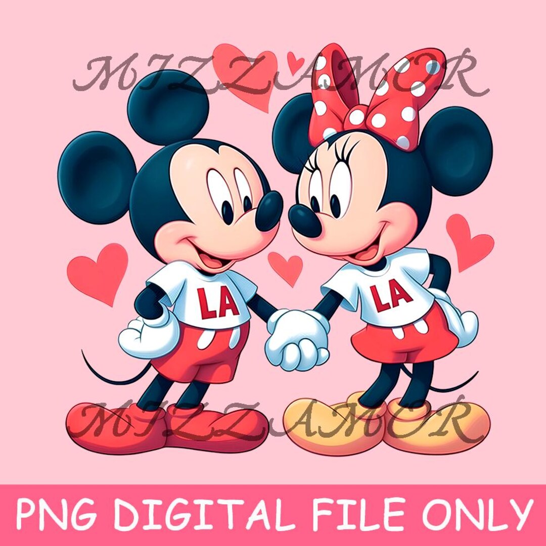 Mickey and Minnie Valentine Day Png Design, Mickey Minnie Valentines ...