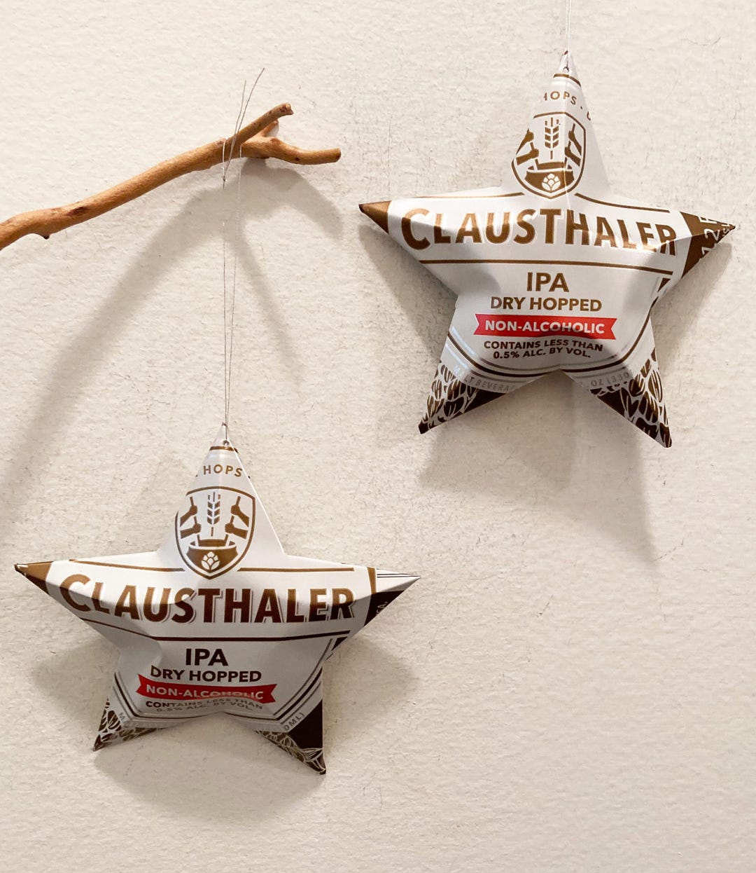Clausthaler IPA Non Alcoholic German Beer Aluminum Can Stars - Etsy