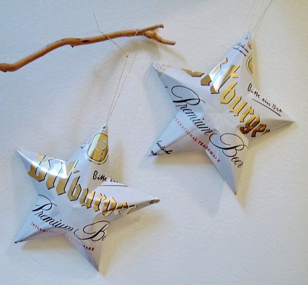 Bitburger Beer Aluminum Can Stars, Bitte Ein Bit, German Beer-home ...