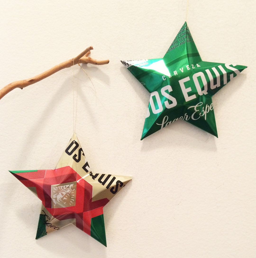 Dos Equis Cerveza Lager Especial XX Beer Stars Gift Toppers Ornaments ...