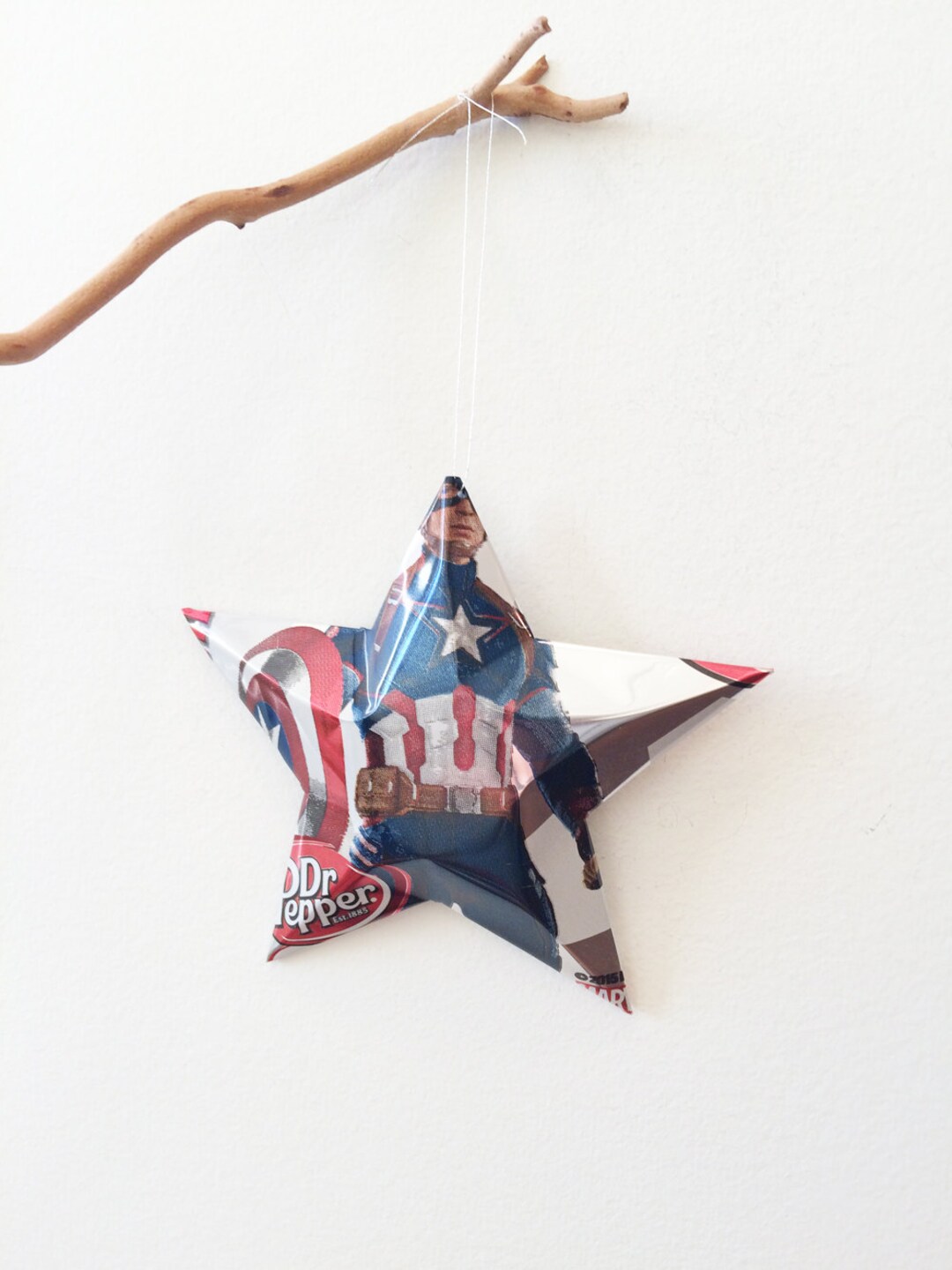 Diet Dr. Pepper Captain America Avengers Age of Ultron Marvel Stars - Etsy