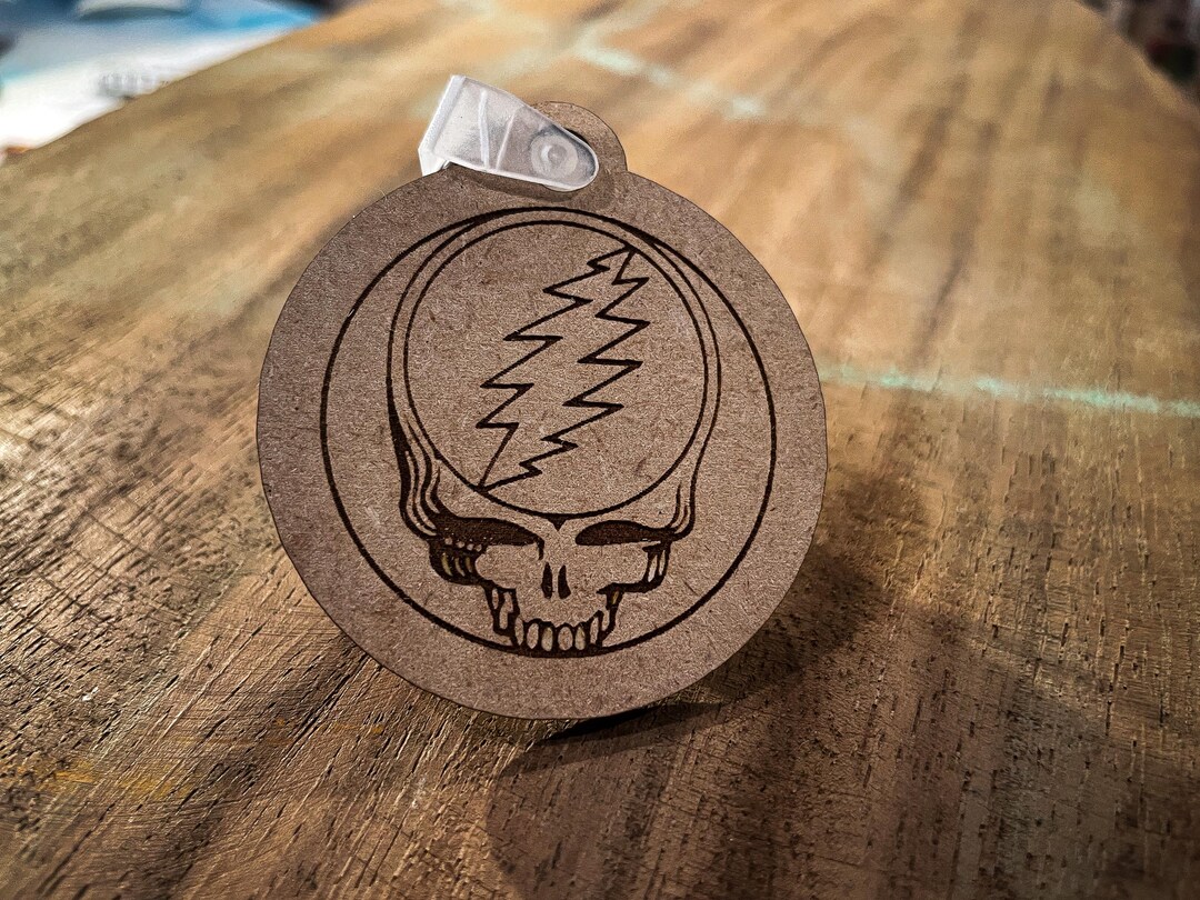 Grateful Dead "stealie" / "steal Your Face" Skull Key Chain (laser ...