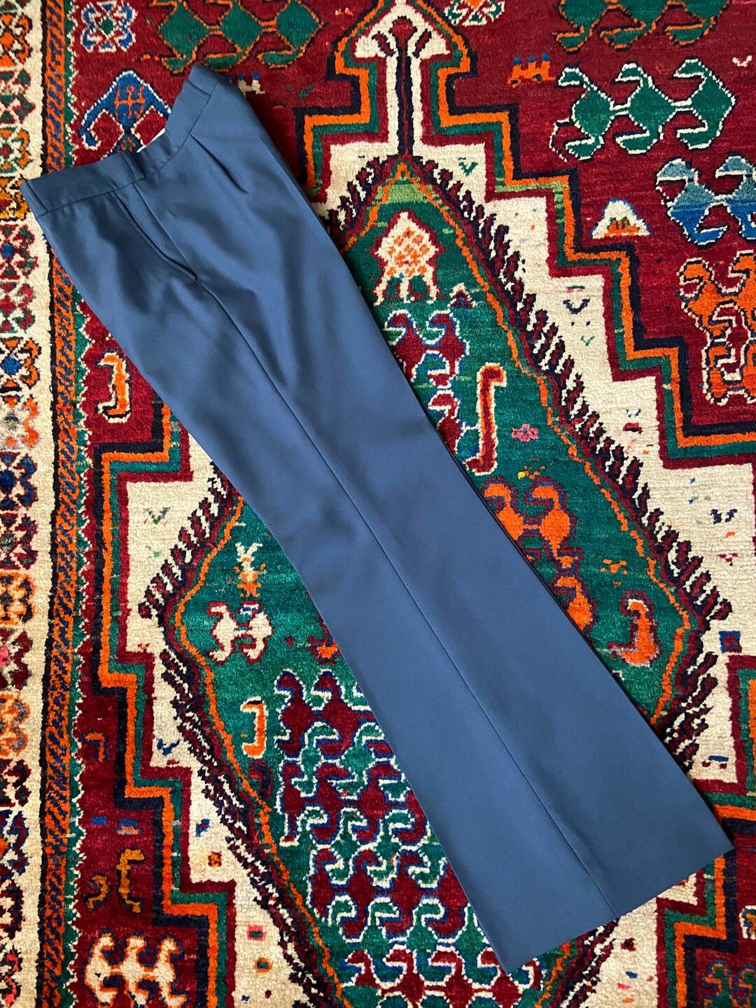 Vintage 1970s Blue St Michael Flares W30 / L33 - Etsy
