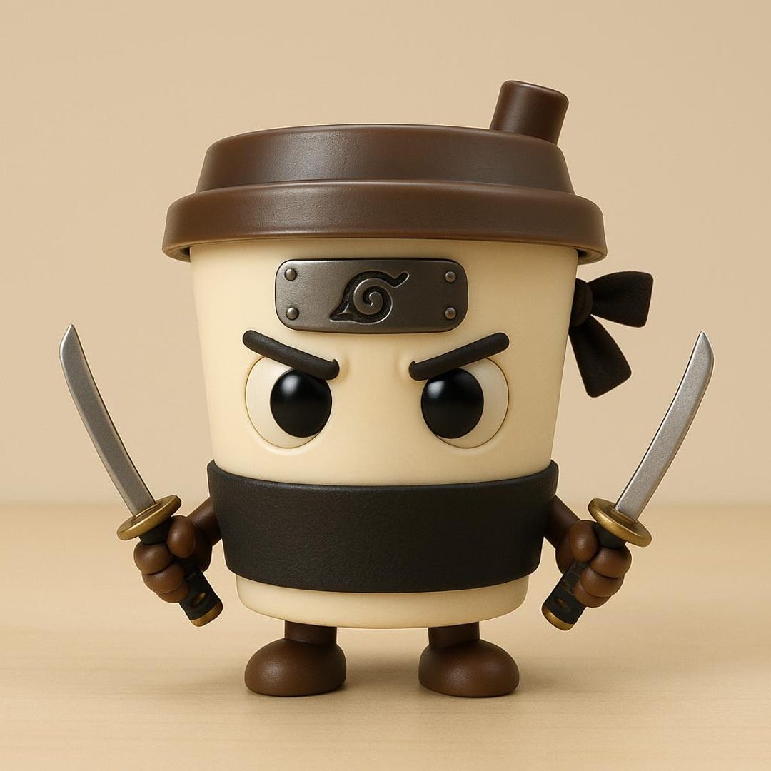 Capuchino Assassino Meme Figure – Chibi Edition – Coffee Ninja ...