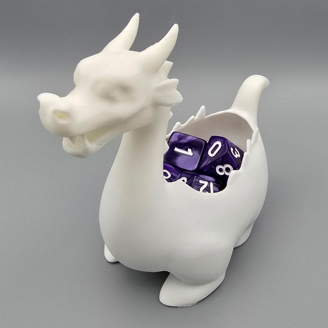 Dragon Storage Box 3D Printed Decoration Perfect for Dice Sets or Small ...