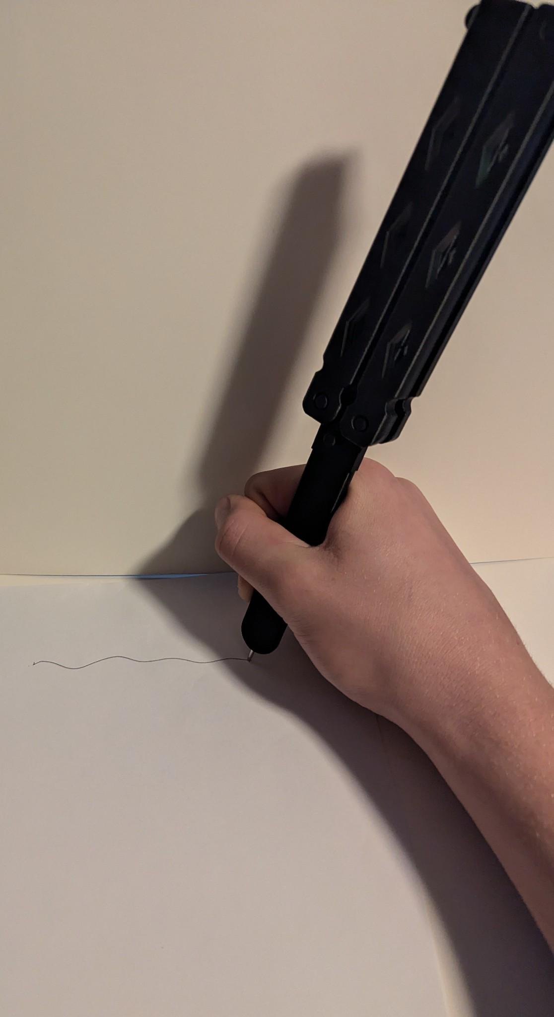 3D Printed Butterfly Knife Balisong Pen Fidget - Etsy